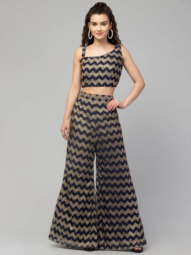 Trend Level Women Crop Top Palazzo Set - Buy Trend Level Women Crop Top ...