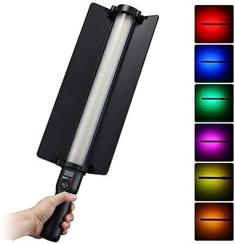 GODOX LC500R RGB LED 2500K-8500K with Two Way Barndoor(Remote Not ...