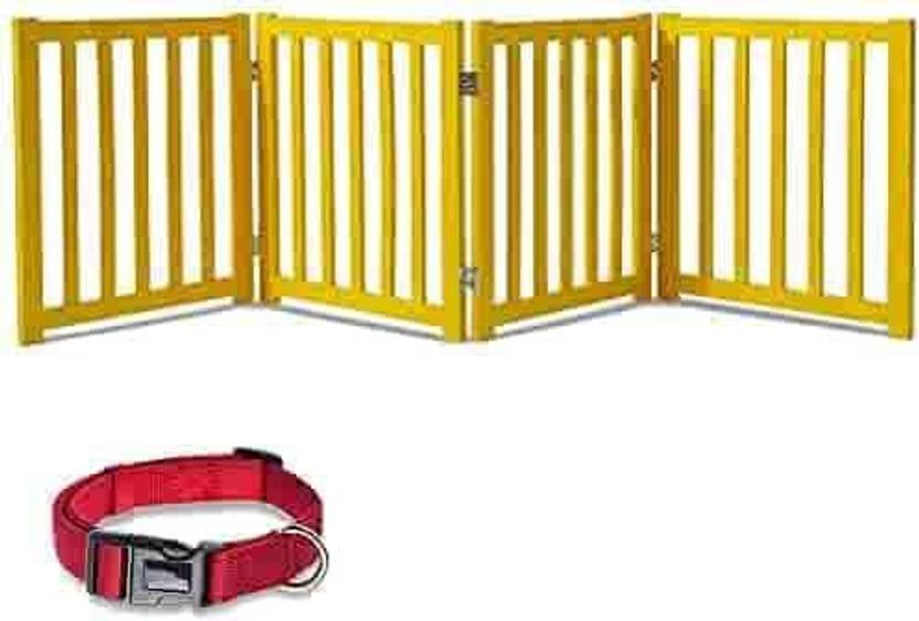 Green Tree Handicrafts Freestanding 4 Panels Fold-able Safety Gate for ...