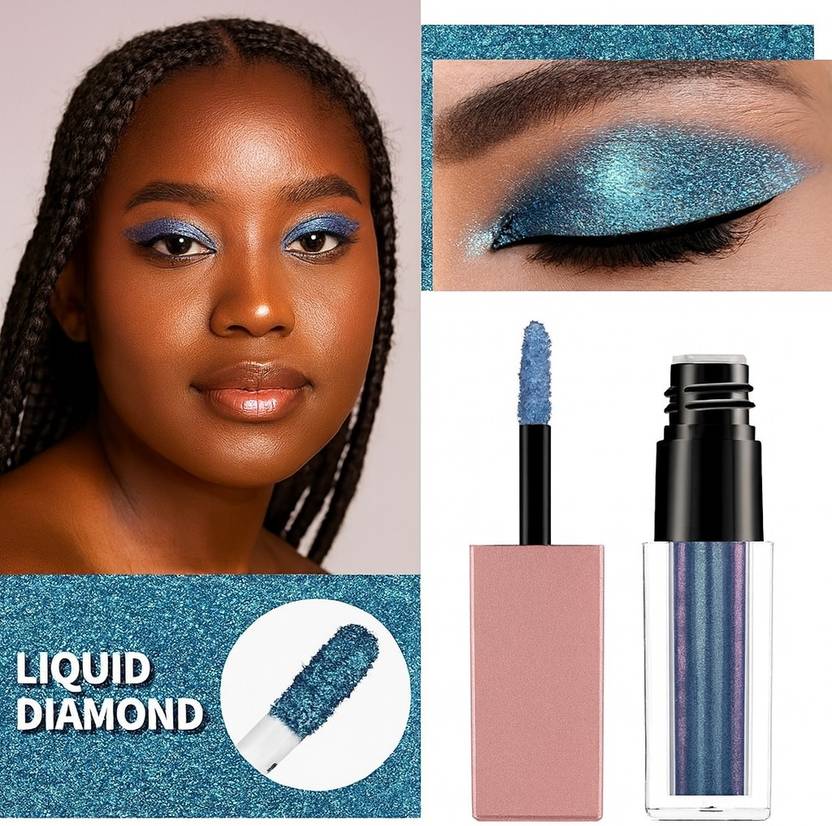 SEUNG Metallic Liquid Eyeshadow Non-Transfer, Insta Dry, Long Wearing 3 ...