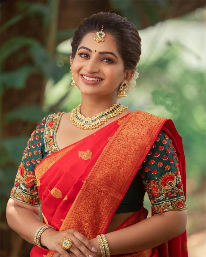 beeta fashion Jacquard Self Design Blouse Material Price in India - Buy ...