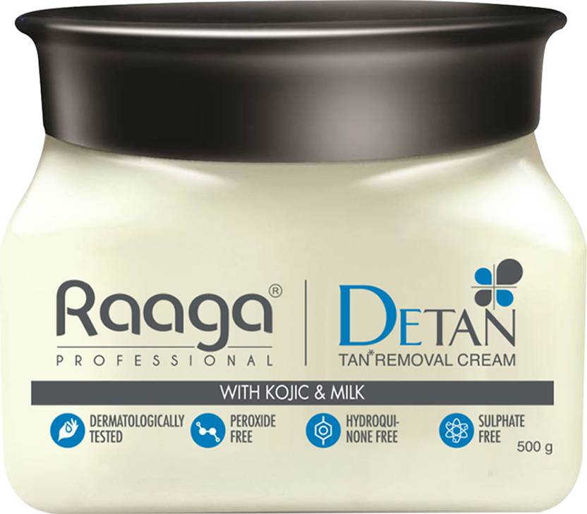 RAAGA PROFESSIONAL De-Tan Cream with Kojic and Milk for Radiant Skin ...