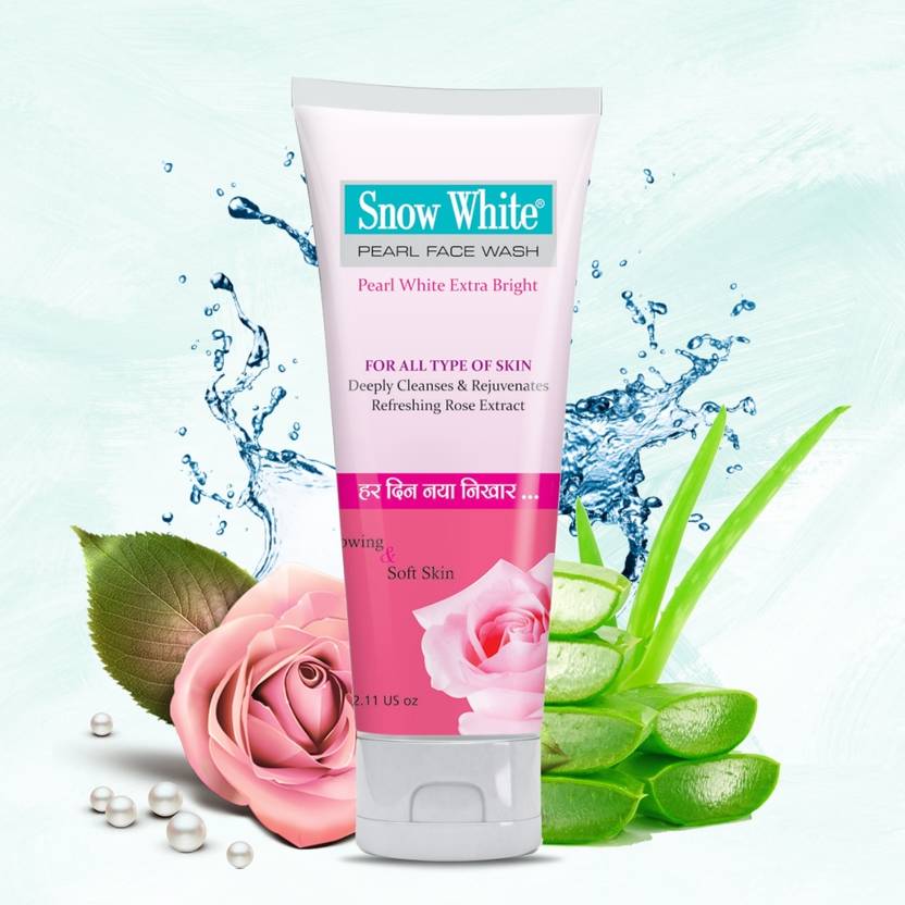 Snow White Anti-Acne, Anti-Marks & Anti-Aging pearl white Facewash ...