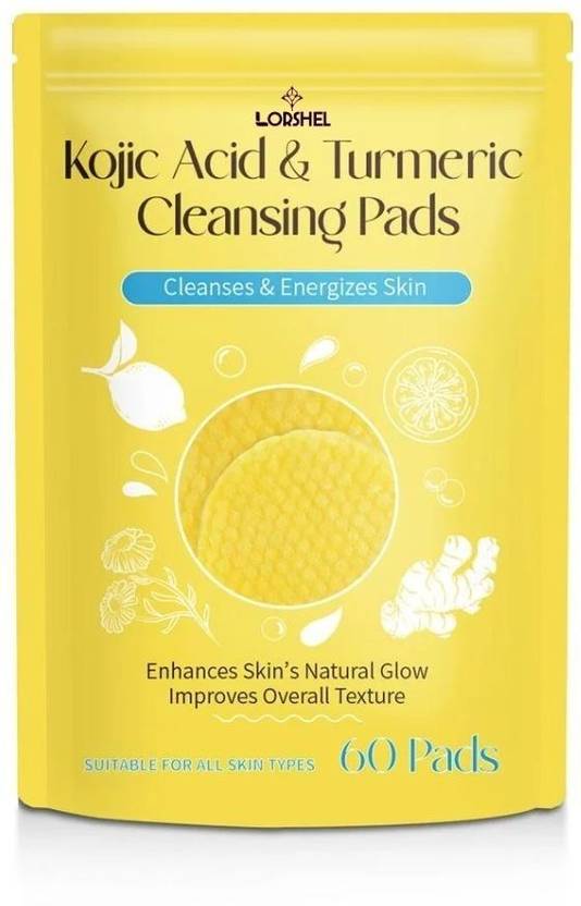 KRIMOJFAB kojic acid and turmeric cleansing pads-EQ Face Wash - Price ...
