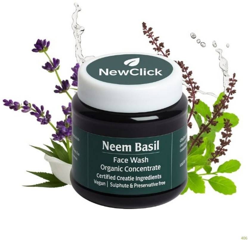 NewClick Pure Neem Basil Blemish Control Wash with Gentle Care Face ...