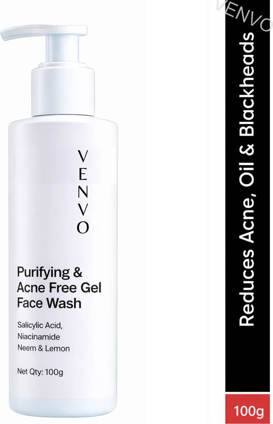 venvo Purifying Acne Free Skin Gel Face Wash - Price in India, Buy ...