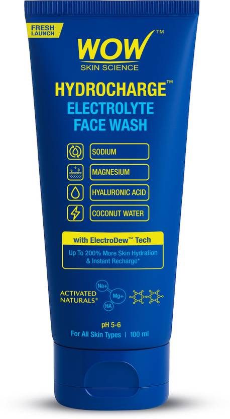 WOW SKIN SCIENCE HydroCharge™ Electrolyte | With ElectroDew™ Tech | Boosts Hydration by Up to ...