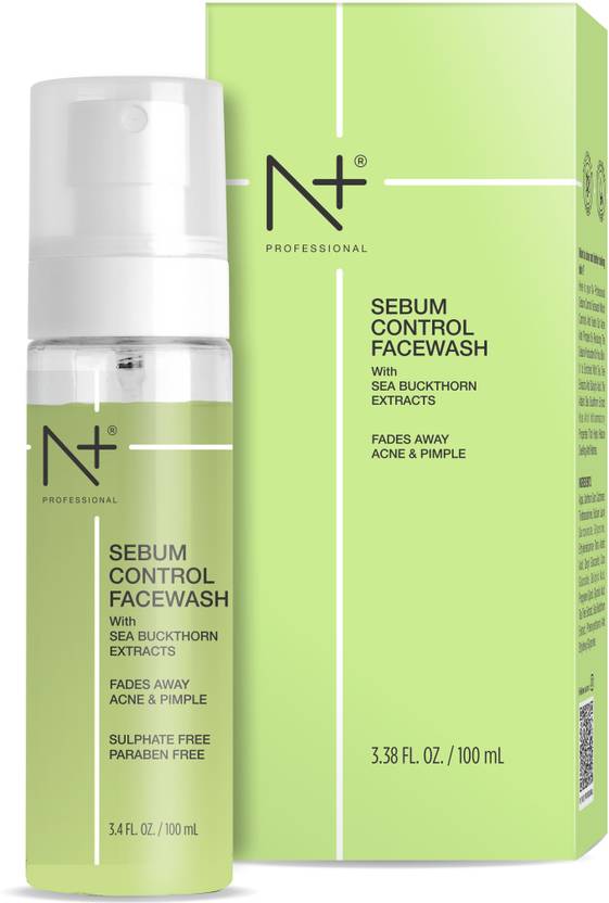 N PLUS Sebum Control Facewash, Fades Away Acne & Pimple Face Wash ...