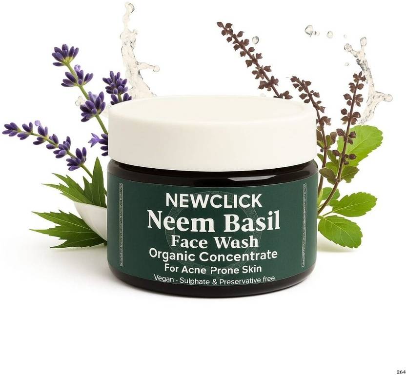 NewClick Neem & Basil Anti Acne facewash TeaShield247 Face Wash - Price ...