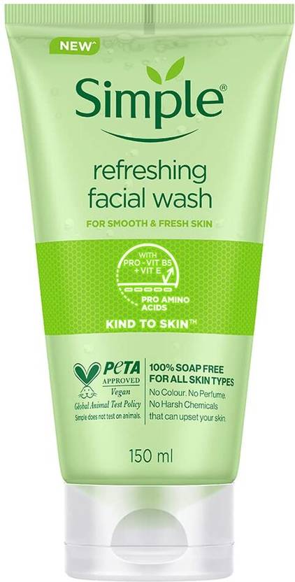 Simple Refreshing Facial Wash for smooth & fresh skin Face Wash - Price ...