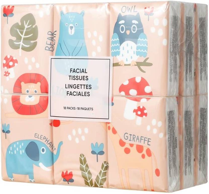 MINISO Pocket Tissues Packs Forest Family Facial Tissues - Price in ...