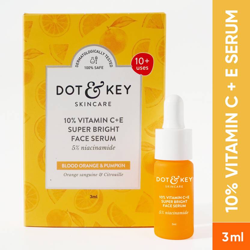 Dot & Key 10% Vitamin C+E Face Serum For Glowing Skin, 5% Niacinamide ...