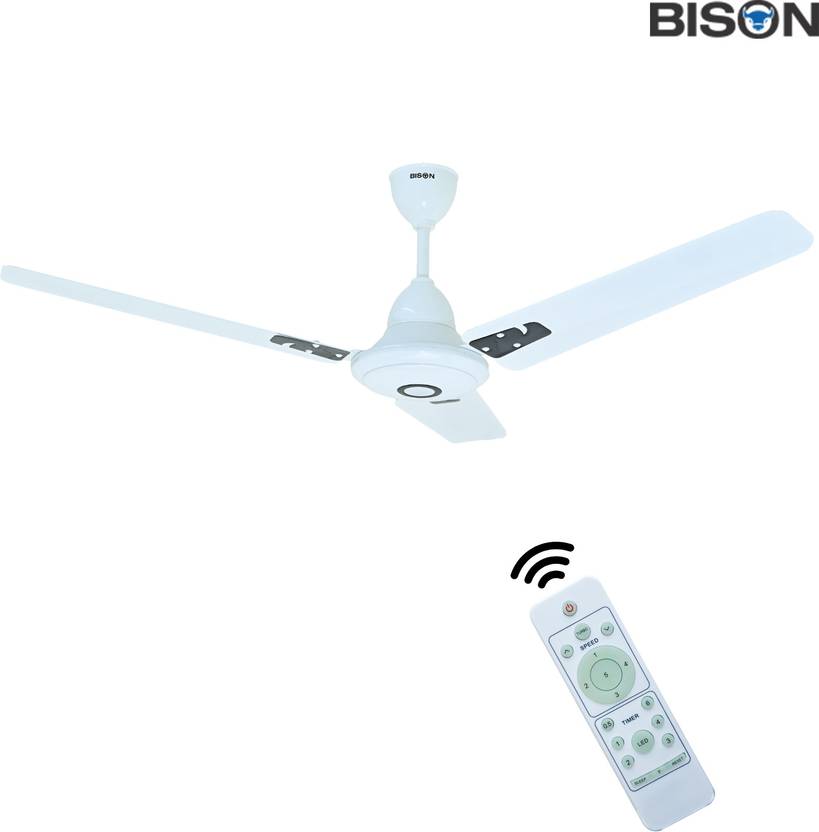Bison Atmos wink 1200 mm BLDC Motor with Remote 3 Blade Ceiling Fan ...