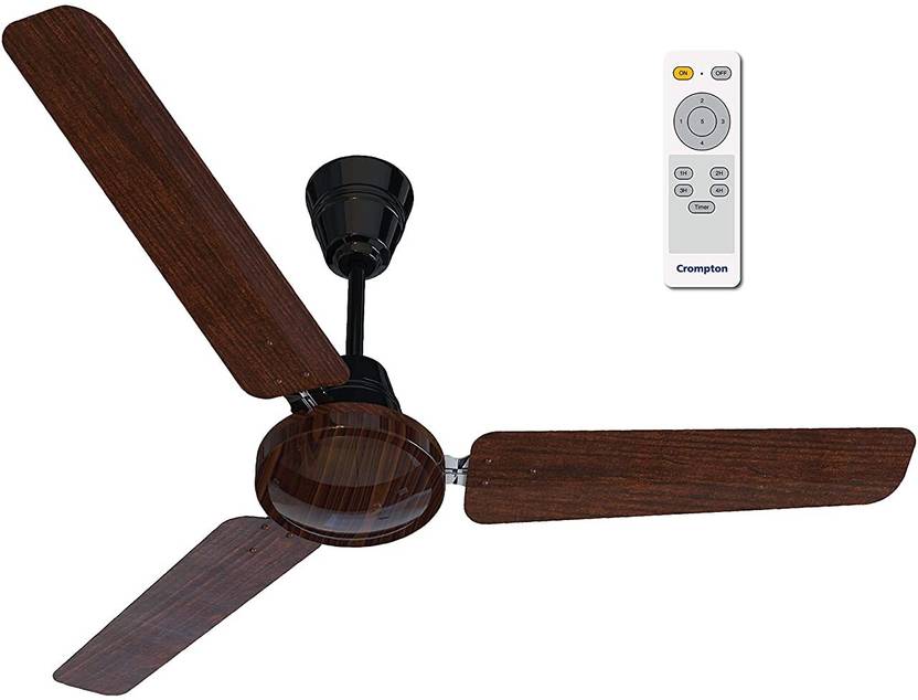 Crompton Energion HS Wood 5 Star 1200 mm BLDC Motor with Remote 3 Blade ...