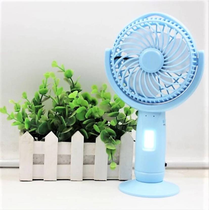 Kloud-Mounten Mini Portable Hand Fan Rechargeable with Standing Holder ...