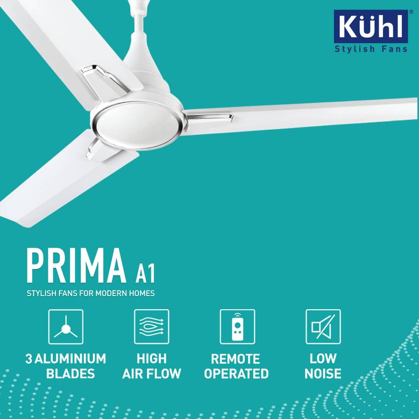 KUHL PRIMA - A1 5 Star 1200 mm 3 Blade Ceiling Fan Price in India - Buy KUHL PRIMA - A1 5 Star ...