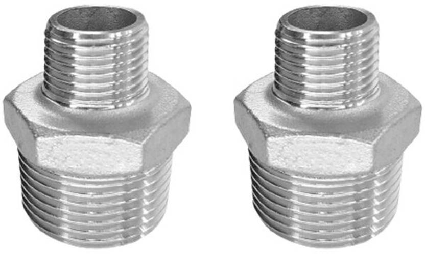 Implemental Reducing Pipe Fitting - Reducer Hex Nipple Male Connector ...