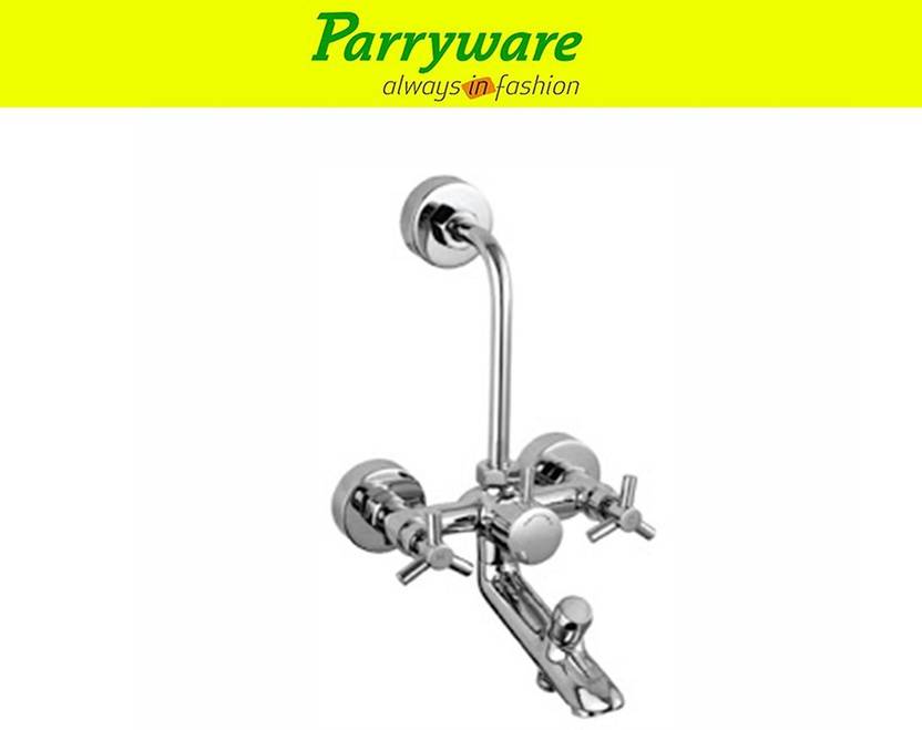 Parryware Trio Wall Mixer 3 in 1 with Overhead Shower Provision set of ...