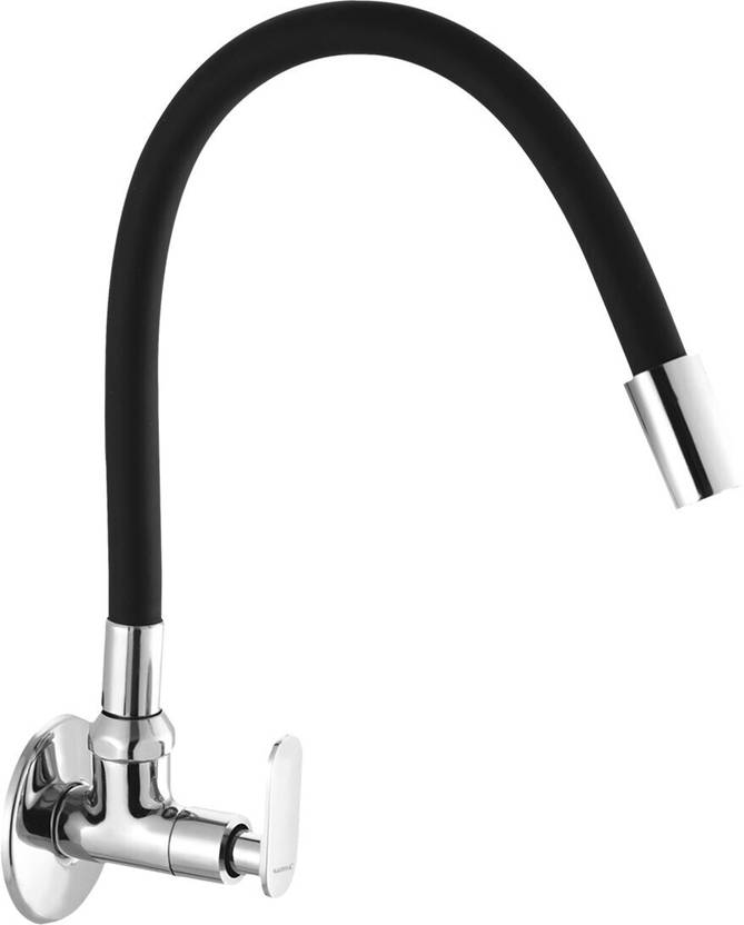 Ramya Rapid Flexible Sink Tap Black With 360 degree swivel spout For ...