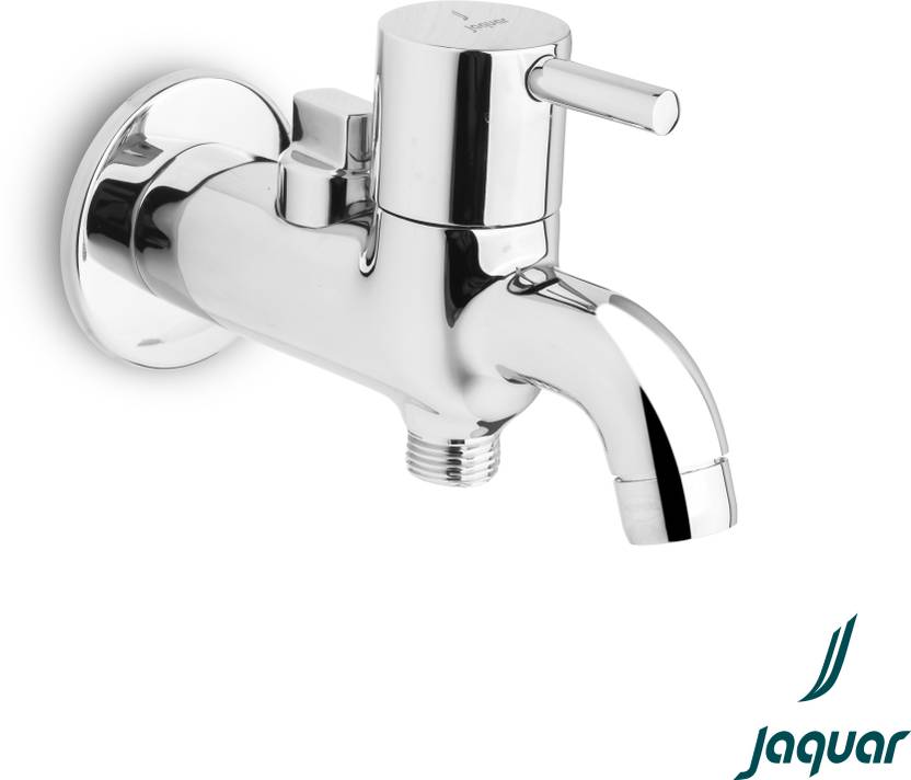 Jaquar 2 Way Bib Cock With Wall Flange Florentine | FLR-CHR-5041N Twin Elbow Valve Faucet Price ...