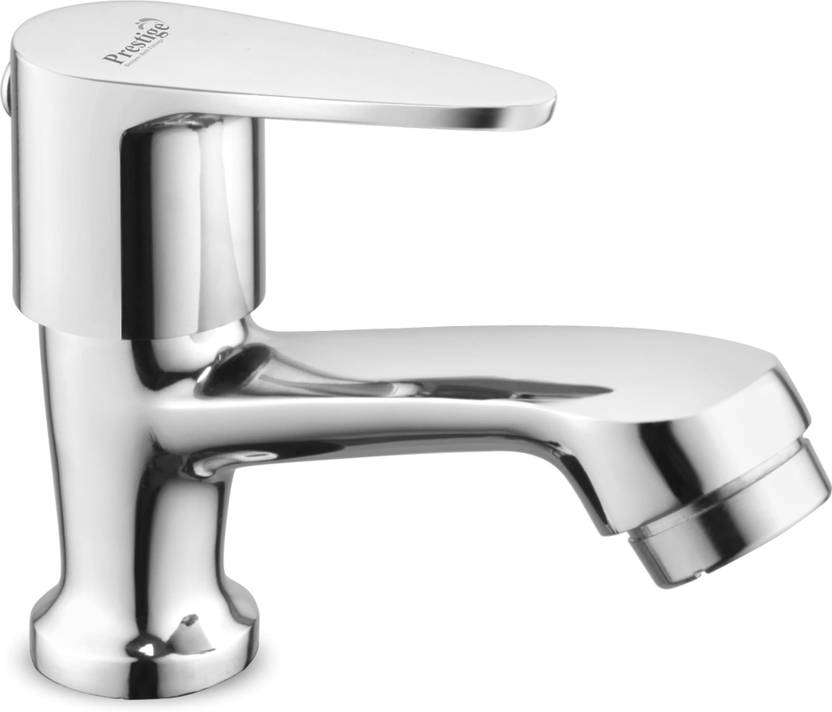 Prestige Vignet Brass Pillar Cock Faucet/Tap with Chrome Finish- Set of ...