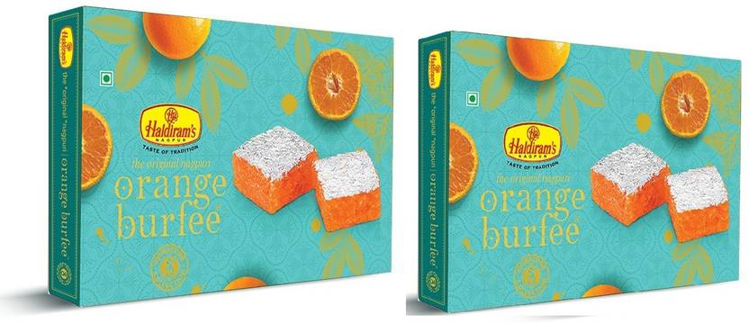 Haldiram's Orange Burfee (Pack of 2) Box Price in India - Buy Haldiram ...