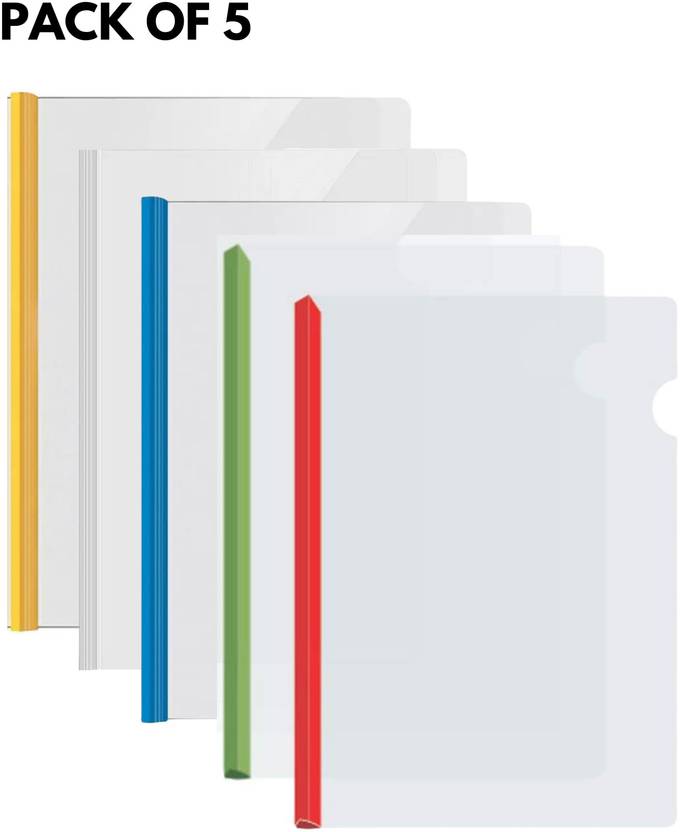 Flipkart.com | UNIXAA Plastic Strip File A4 Cover - Strip File A4 Cover