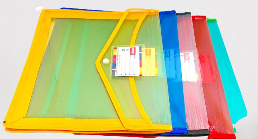 Flipkart.com | Gold Leaf Plastic A4 Size Button File Folder For ...