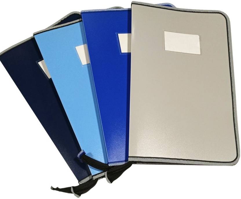 Flipkart.com | SHINING ZON Plastic Zipper Display File Folder 10 Leafs ...