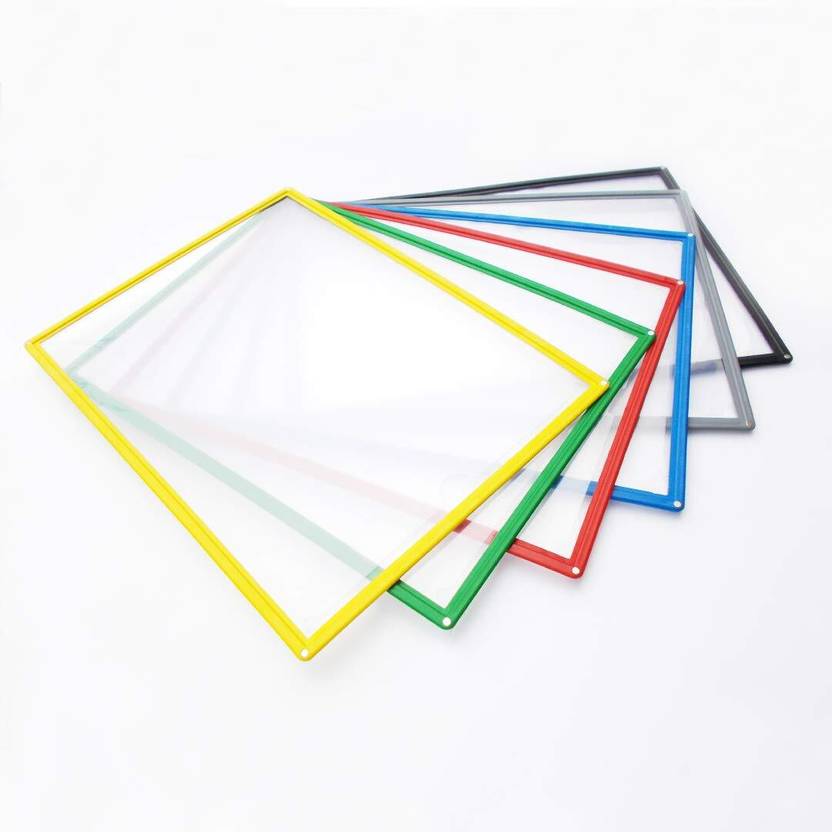 Flipkart.com | Greeshma Plastic A4 Paper Magnetic Display Pocket File ...