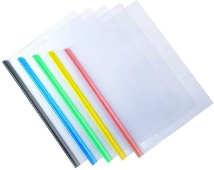 Flipkart.com | CAMPIO Plastic Transparent Stick File Folder/ Strip File ...