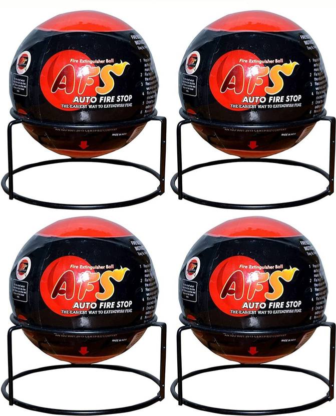 AFS Fire Ball with Stand ( AUTO FIRE OFF ) Pack of 4 Balls Fire ...