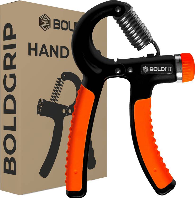 BOLDFIT Hand Grip Band For Gym Strengthener Hand Gripper Men Forearm ...