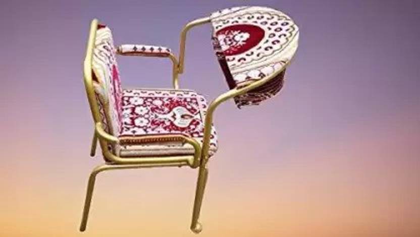 T.U.K Stackable Prayer & Study Chair Pack of 1 multicolor Reading Chair ...