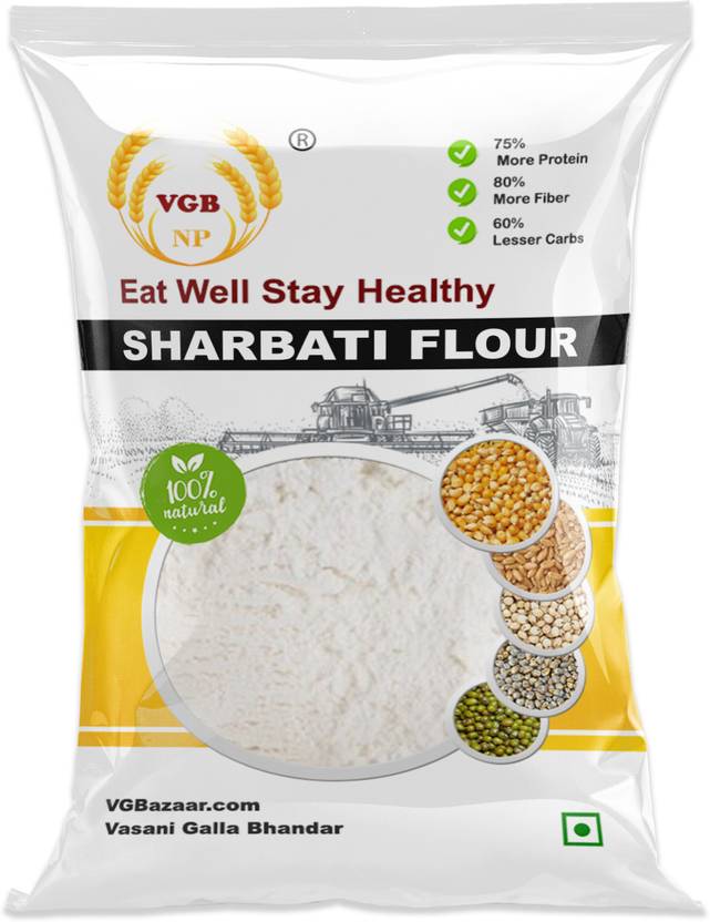 VGBNP 100% Natural & original Sharvati Wheat Flour ( Gehoo ka atta ...