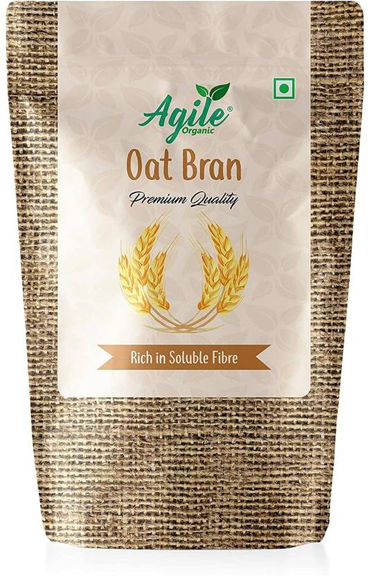 Agile Organic Oat Bran, 1.8kg | High in Fibre & Protein Pouch Price in ...