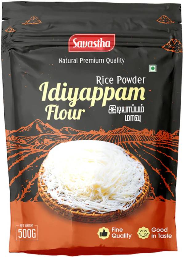 Savastha Idiyappam Flour, Puttu Flour Pathiri | Natural Roasted Rice ...