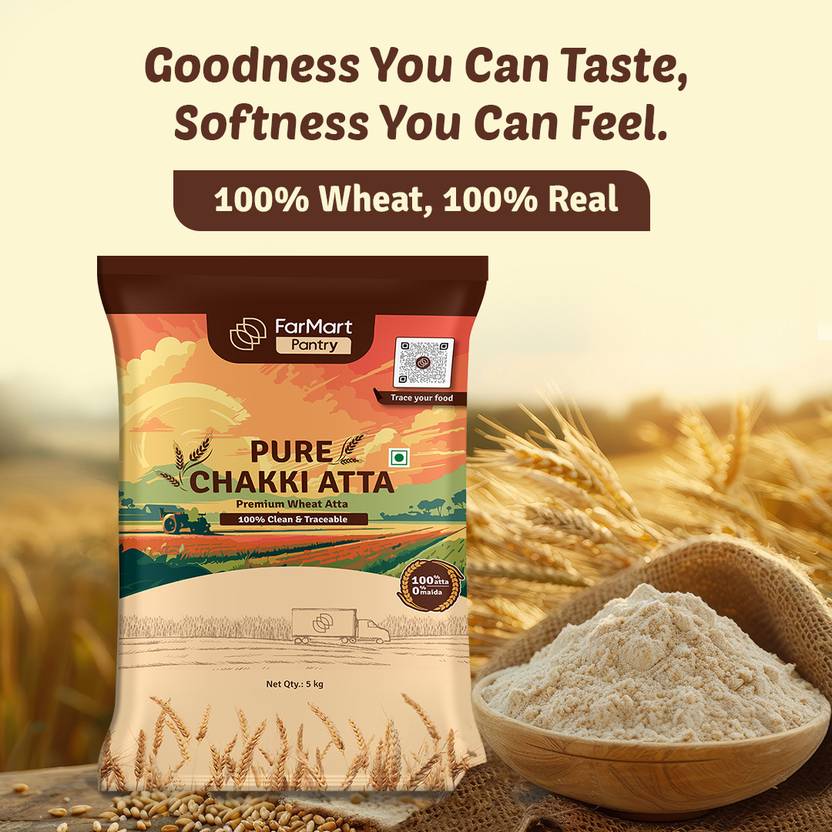 FarMart Pure Chakki Atta Price in India - Buy FarMart Pure Chakki Atta ...