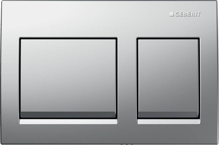 Geberit |Bright Chrome|Alpha 35 Series|115.045.21.3|Front Actuation ...