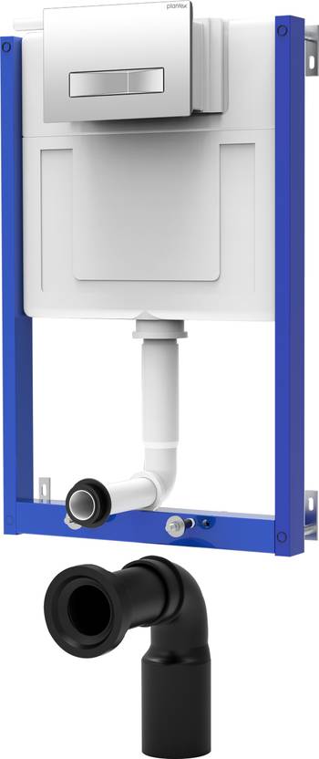 Plantex Concealed Flush for Toilet/Cistern with Half Frame/Tank with ...