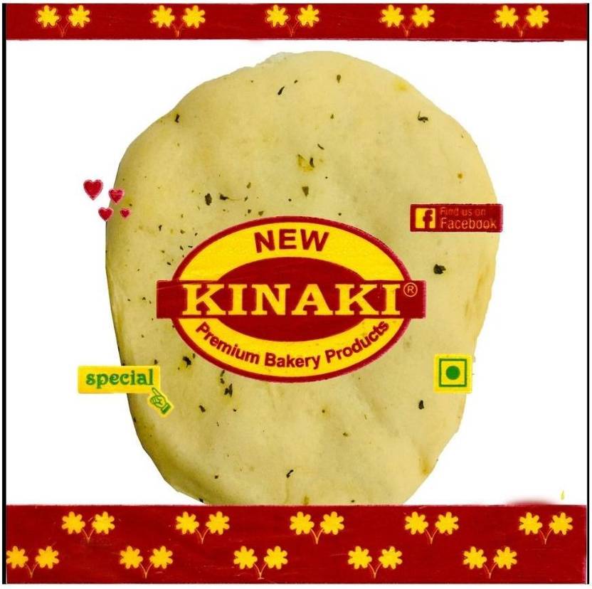 KINAKI Freshly Baked Round White Kulcha Bread - 6 pcs | Pack of 3 750 g ...