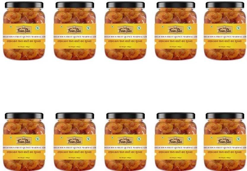 farm star 4 Kg Pack of 10 -Behi-Safarjal Murabba – Made with Rock Sugar ...