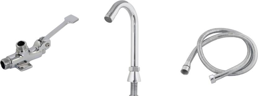 SUPERNAL Brass Complete set of foot operated tap, upper tap, 2 conn ...