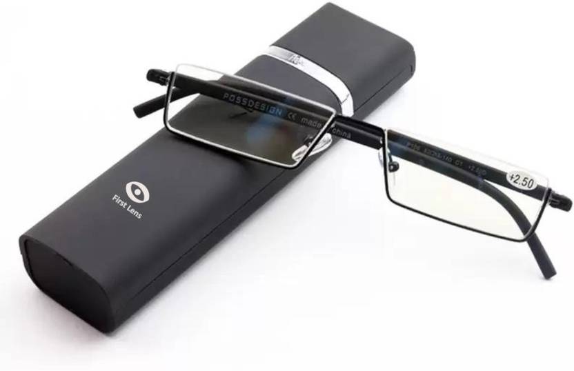 First lens Half Rim (+1.50) Rectangle Reading Glasses Price in India ...