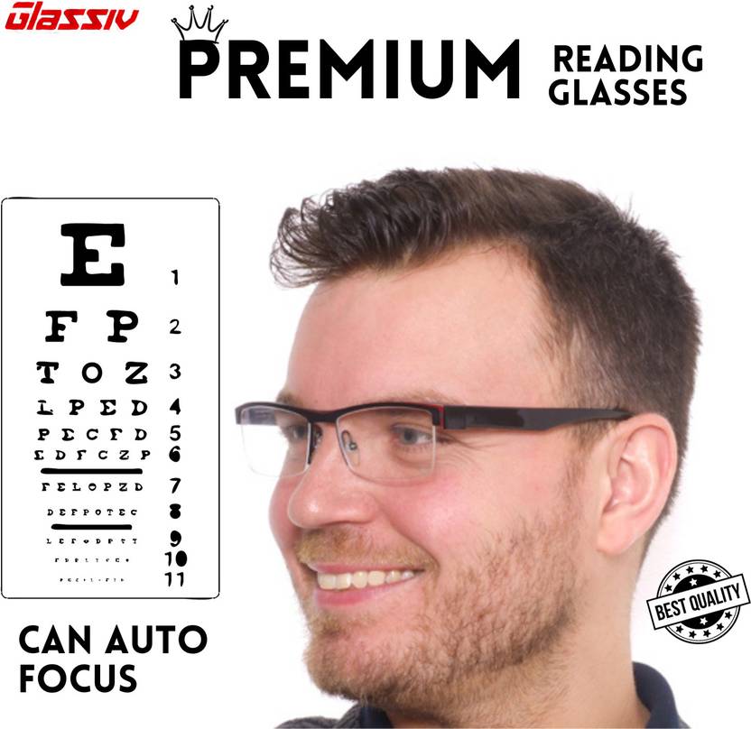 GLASSIV Half Rim 1 25 Rectangle Reading Glasses Price In India Buy GLASSIV Half Rim 1 25 Rectangle Reading Glasses Price In India Buy