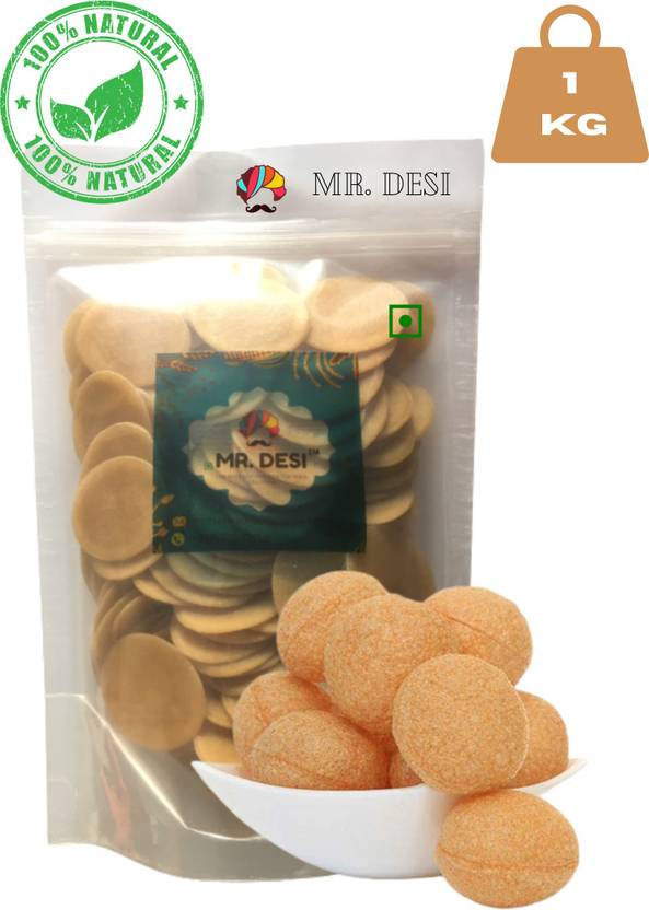MR DESI Ready to Fry Dry Instant Pani Puri Fryums Papad (1Kg) Fryums 1 ...