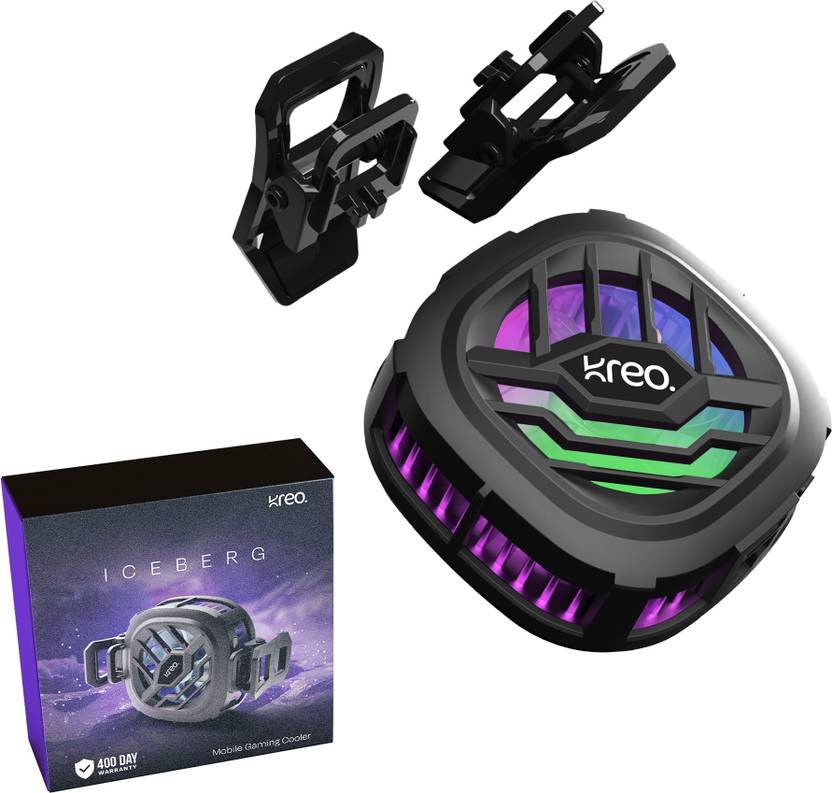 Kreo Iceberg Compact Mobile Cooler for Android/IOS Smartphones Gaming ...