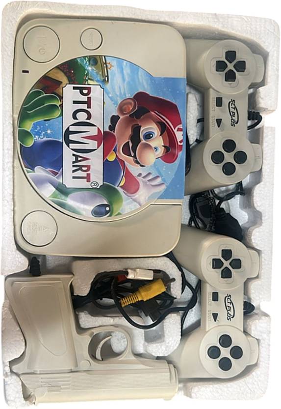 COUNTACH TV 8 bit Gaming Console Classic Inbuilt Games with attached 10 ...