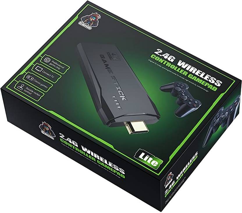 HG WORLD M8 Retro Game Stick Console 4k 2.4G Dual Wireless game box ...