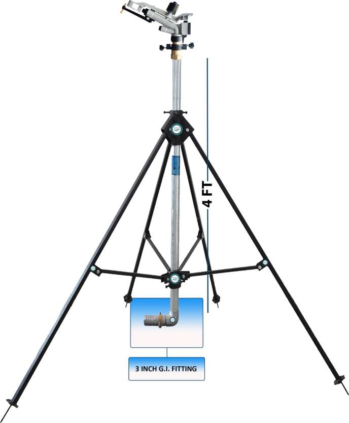 DVI automat 1 inch Raingun set with stand & 3INCH (GI) type connector ...
